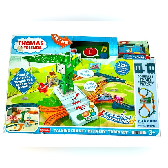 Thomas & Friends | Toys | Thomas Friends Talking Cranky Delivery Train Set 45ft Of Track 27 ...